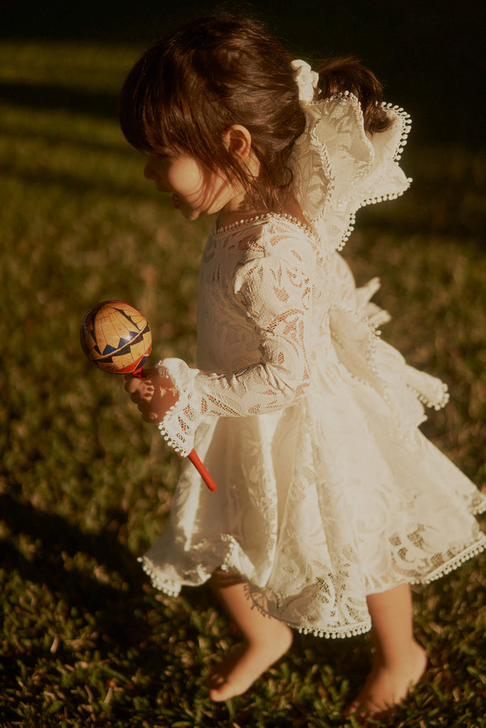 Mini Twirl Bow Hair Tie | Flower Girl – Grace Loves Lace NZ